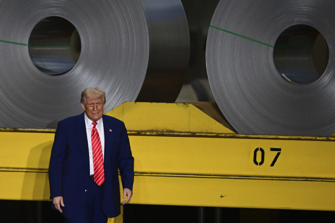 Trump tells US steelworkers he’s going to double tariffs on foreign ...